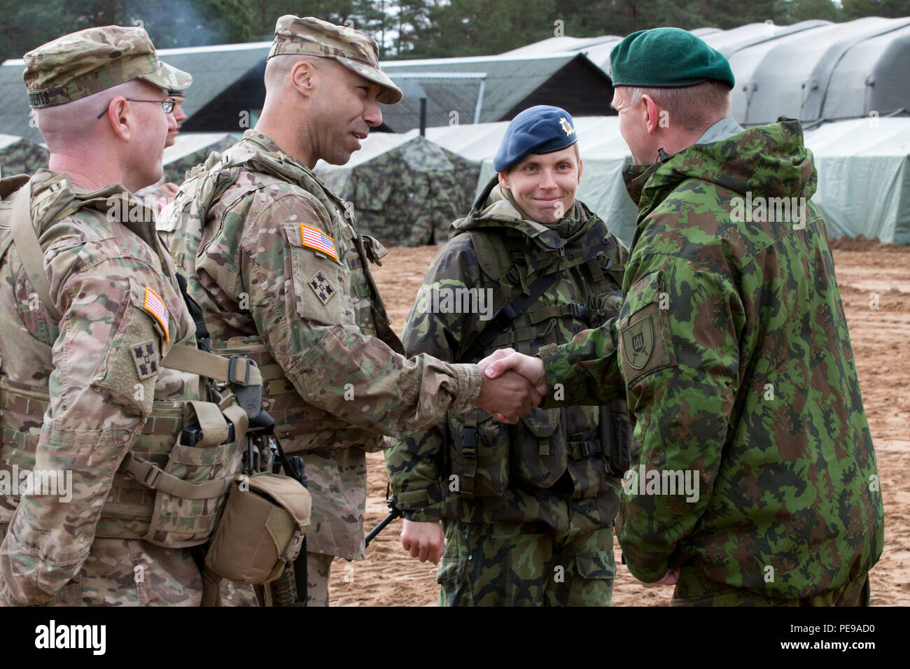 During the opening ceremony of Exercise Iron Sword at General ...