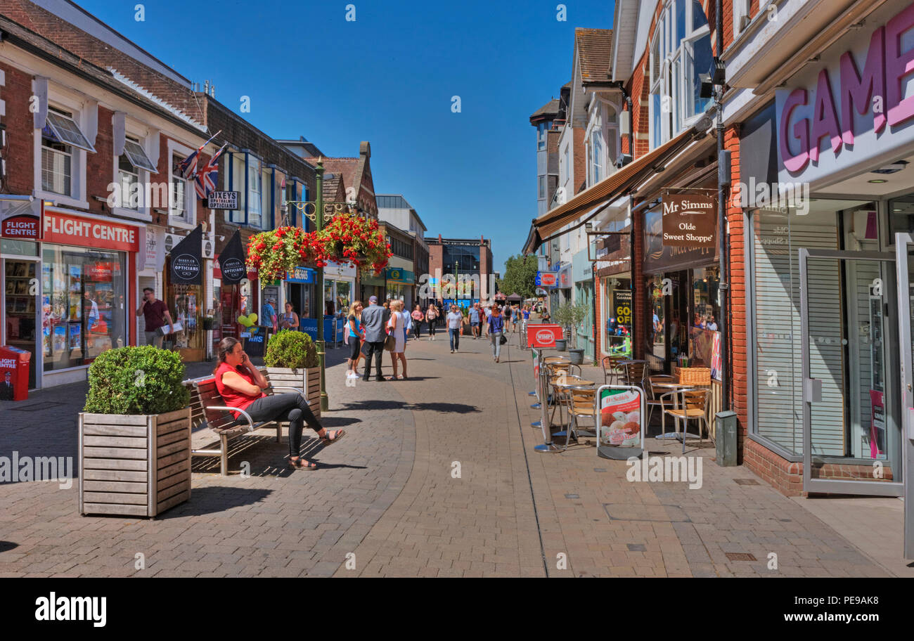 Town Centre, Horsham, Sussex Stock Photo - Alamy