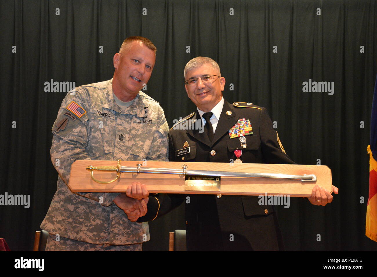 Command Sgt. Maj. Patrick Powers, Arizona Army National Guard Command ...