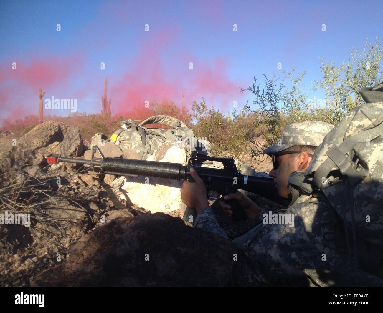 Hasty fighting position hi-res stock photography and images - Alamy