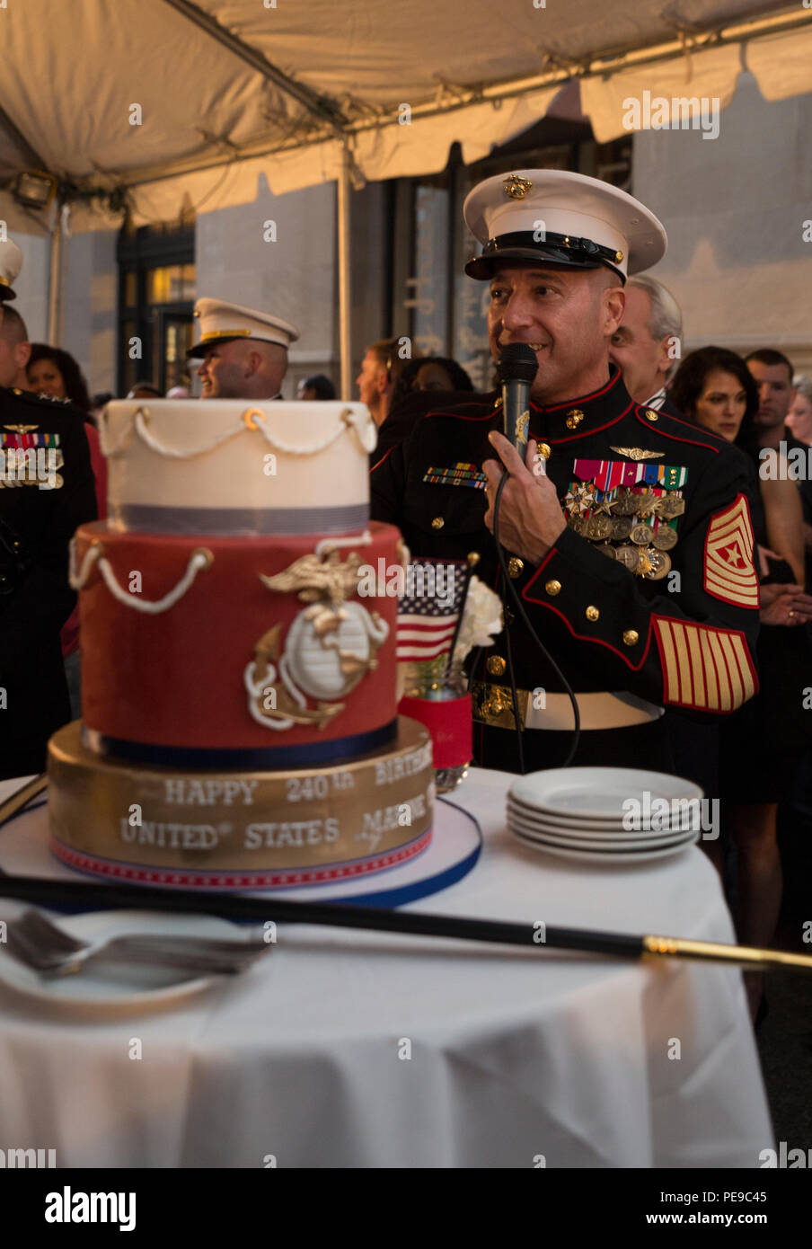 Sgt. Maj. Anthony A. Spadaro, sergeant major of Marine Forces Reserve ...