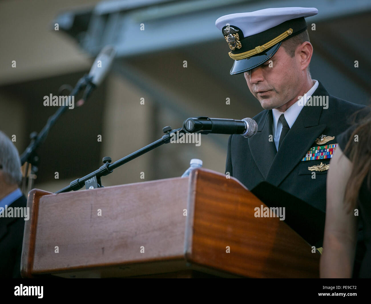Lt. Cmdr. Paul Armstrong, chaplain, Marine Corps Communication ...