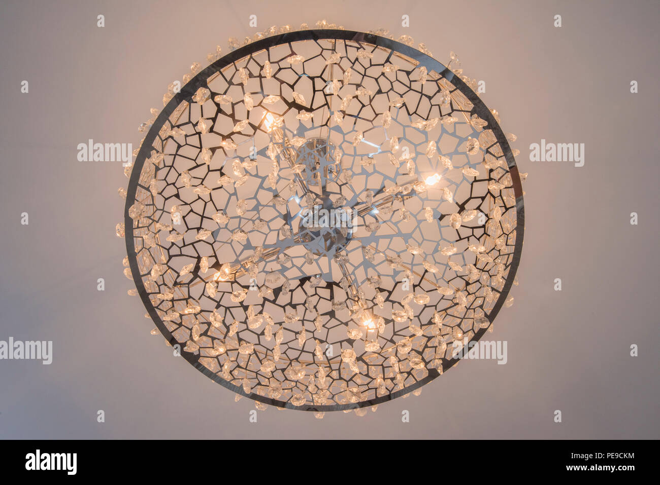 Chandelier ceiling light hi-res stock photography and images - Alamy