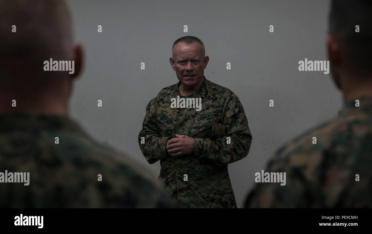 U.S. Marine Corps Lt. Gen. Larry D. Nicholson visits Marines in Tokyo ...