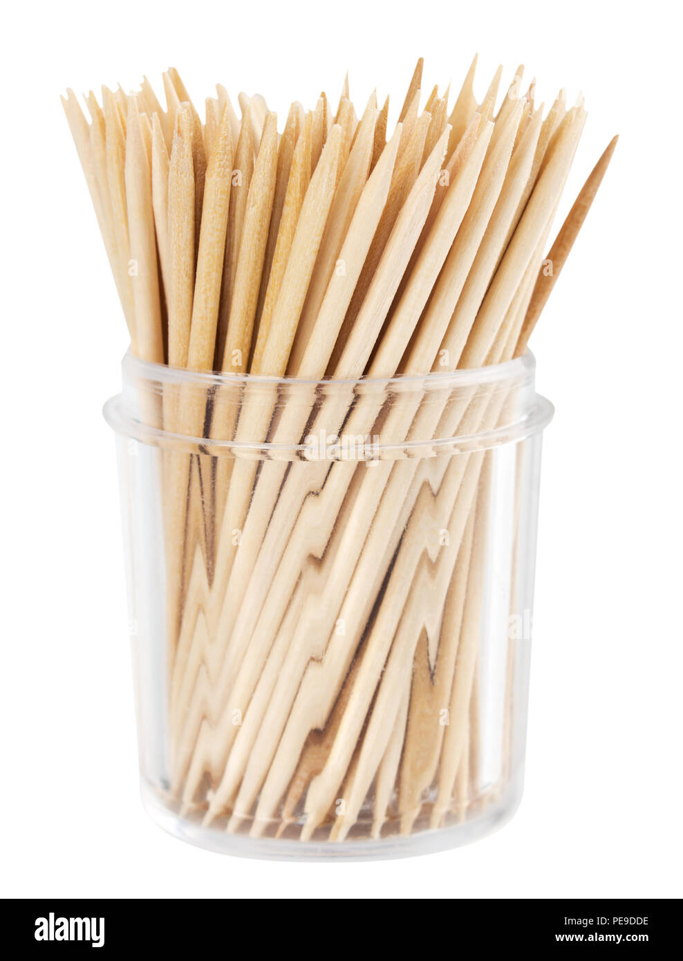 Toothpicks on white background isolated Stock Photo - Alamy