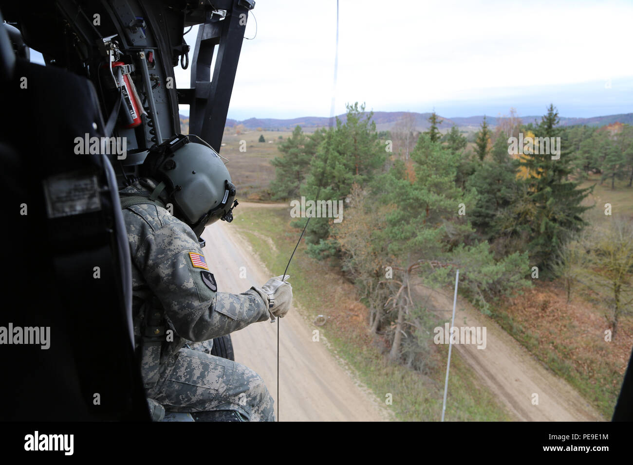 U.S. Army Staff Sgt. Casey Clevenger of 1st Battalion, 214th Aviation ...