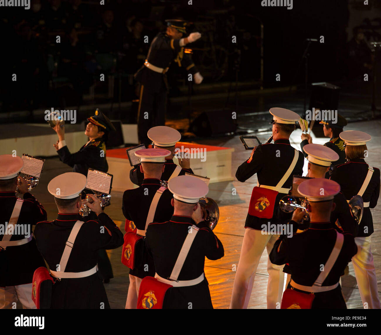 U.S. Marines play alongside Japan Self-Defense Force Bands and the U.S ...