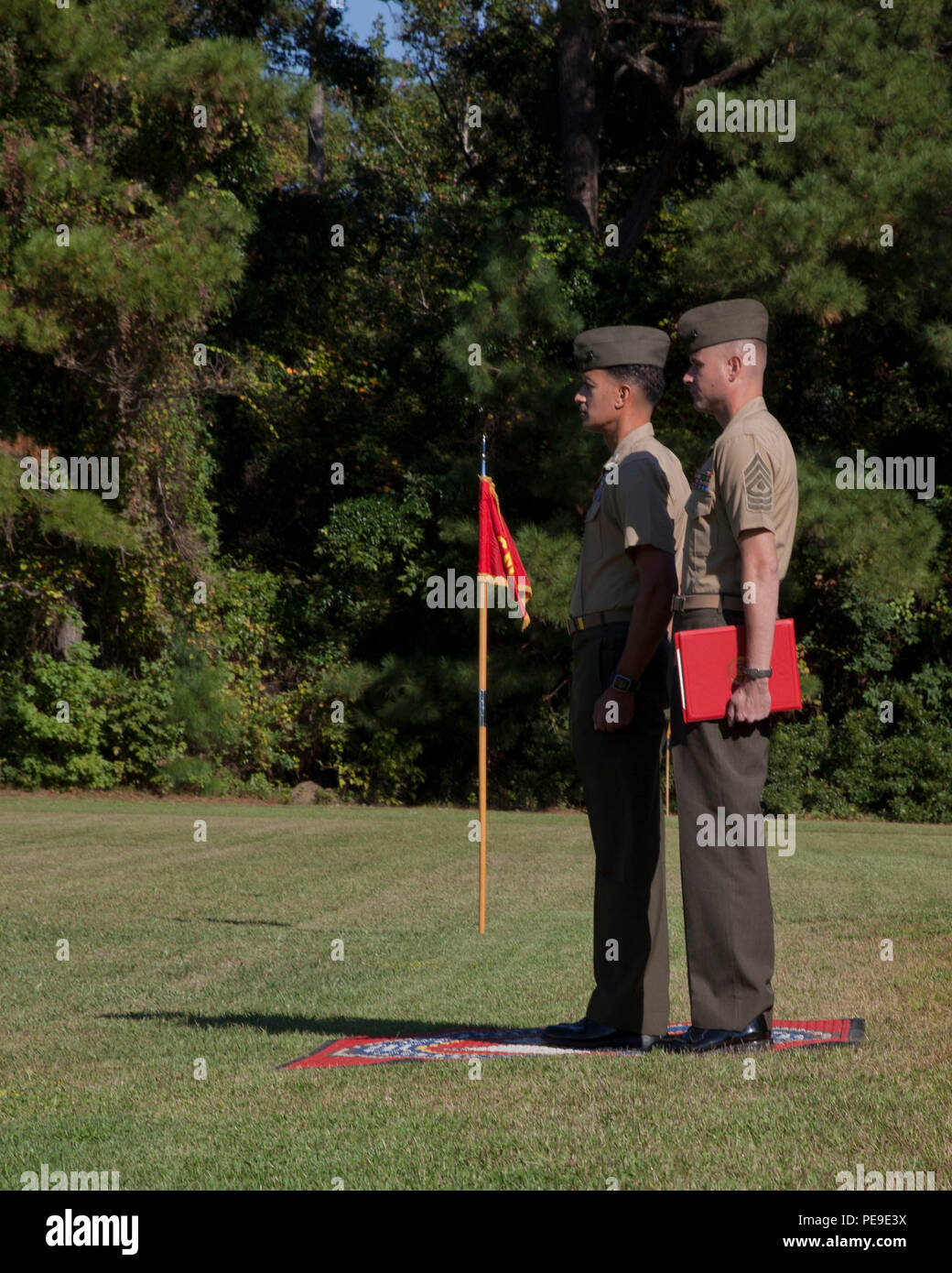 U.S. Marine Corps Col. David E. Jones, commanding officer of Marine ...
