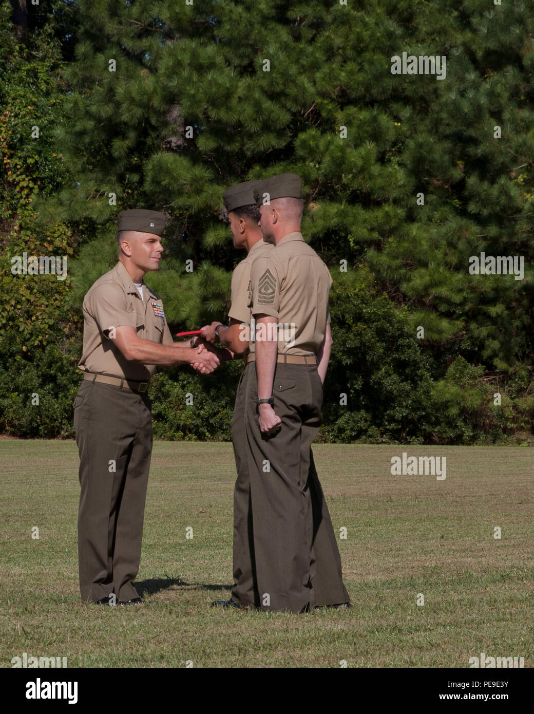U.S. Marine Corps Col. David E. Jones, commanding officer of Marine ...