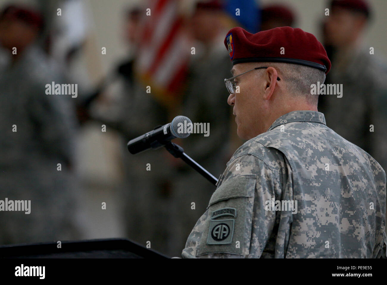 Command Sgt. Maj. Terry Michel, incoming CSM for 1st Attack ...