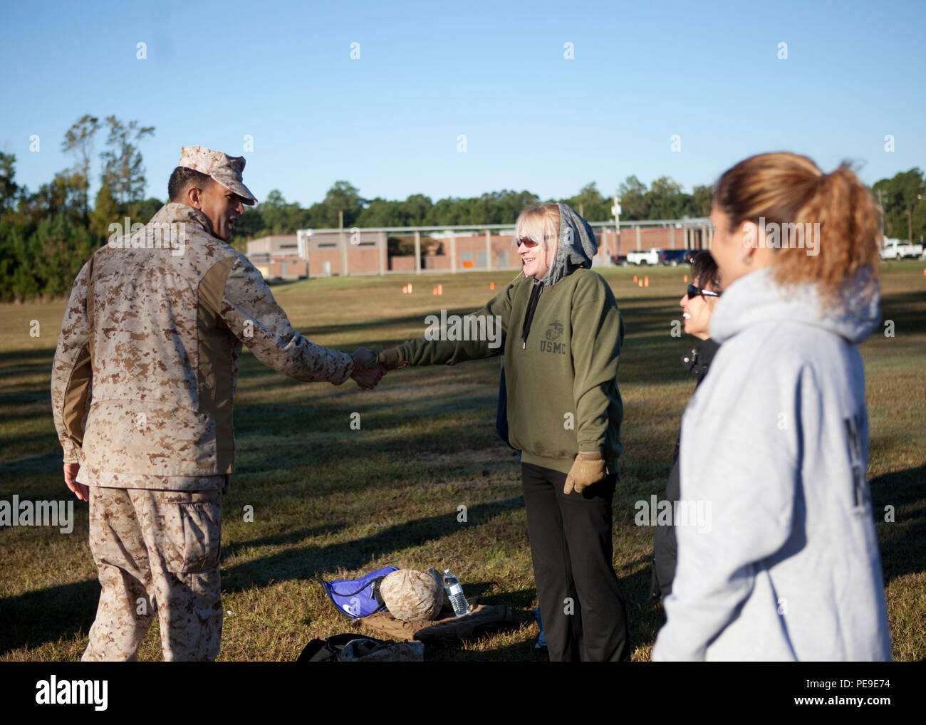 U.S. Marine Corps Col. David E. Jones, commanding officer of Marine ...