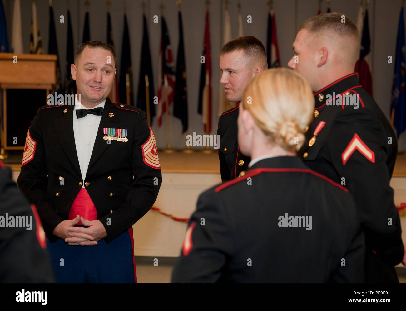 U.S. Marine Corps Sgt. Maj. Daniel J. Warren, guest speaker for ...