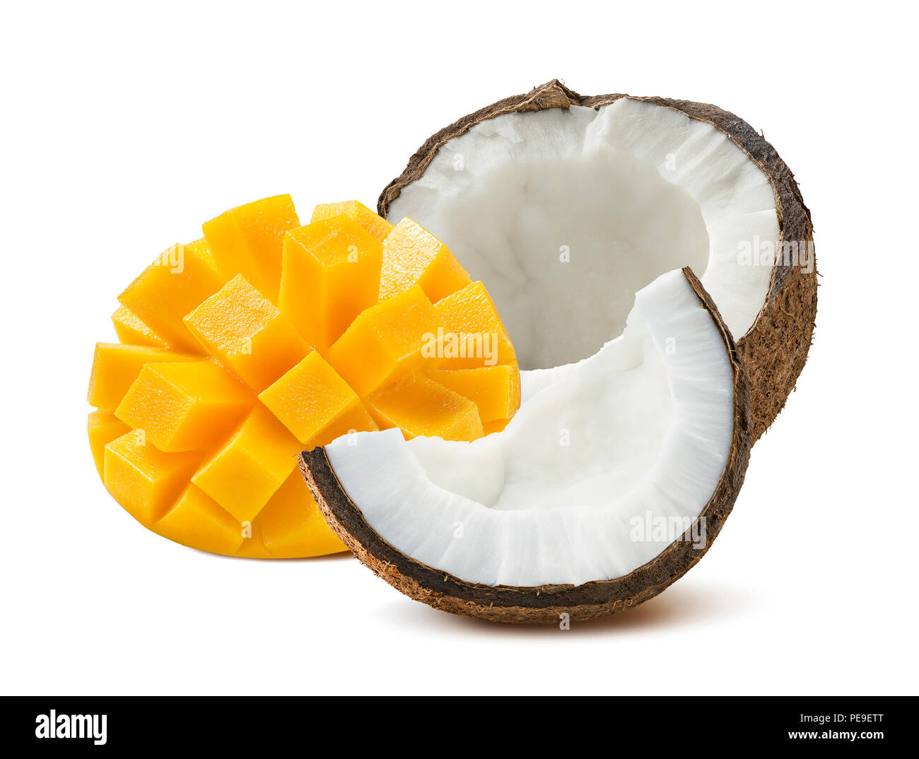 Half mango hi-res stock photography and images - Alamy
