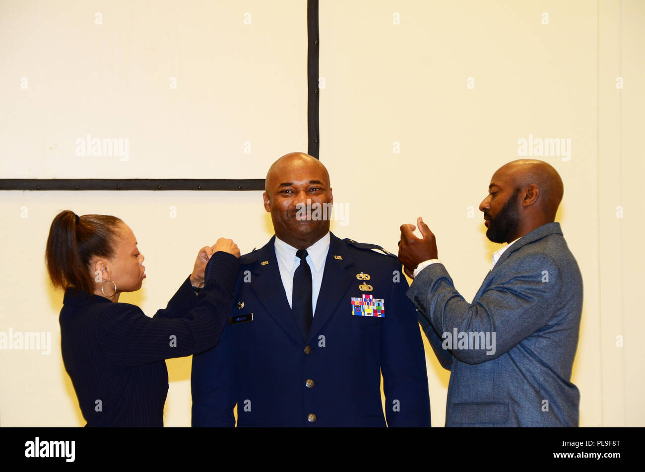 Maj. Christopher D. Wright's wife, Valeria S. Wright, and brother ...