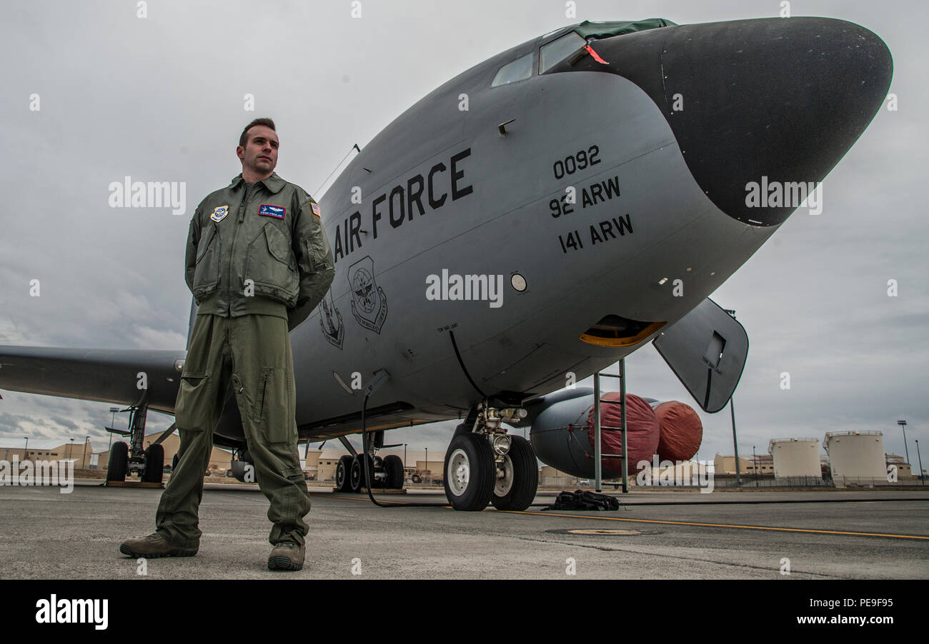 First Lt. Steven Strickland, 93rd Air Refueling Squadron co-pilot ...
