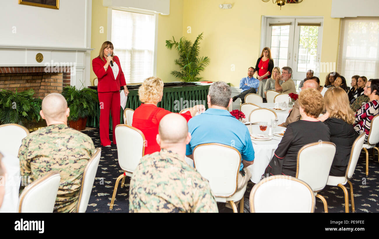 Debbie Pryer, an adminsitrative specialist with G-6, Marine Corps ...
