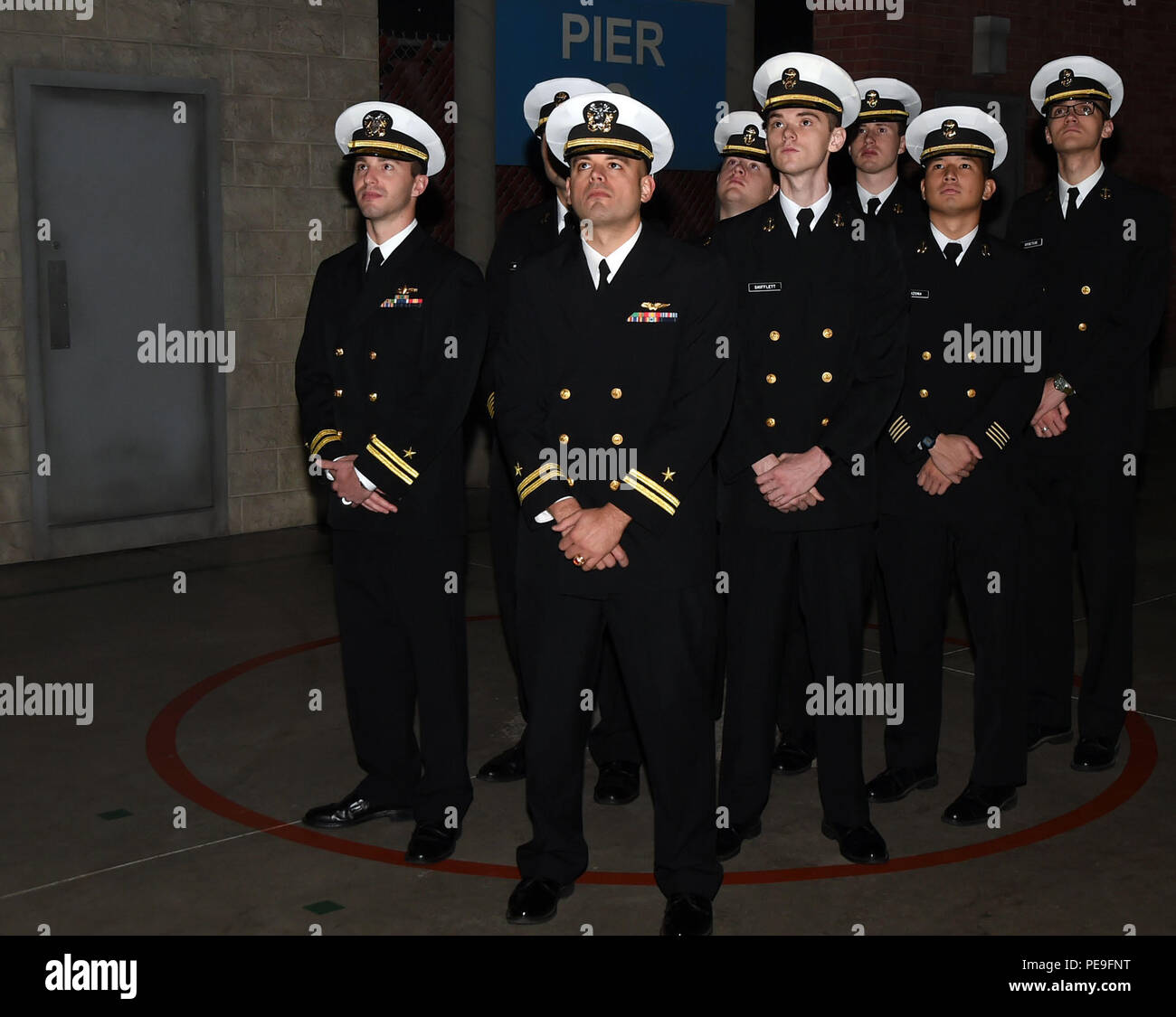 Explains how recruits go through uss trayer bst 21 hi-res stock ...