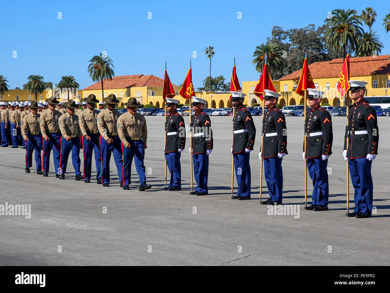 The honor graduates from India Company, 3rd Recruit Training Battalion ...