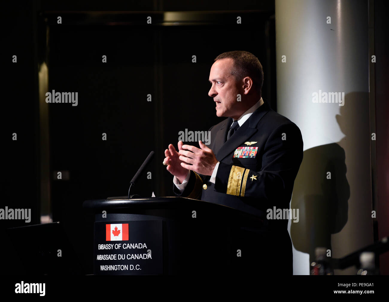 151117-N-PO203-358 WASHINGTON (Nov. 17, 2015) Rear Adm. Mat Winter ...