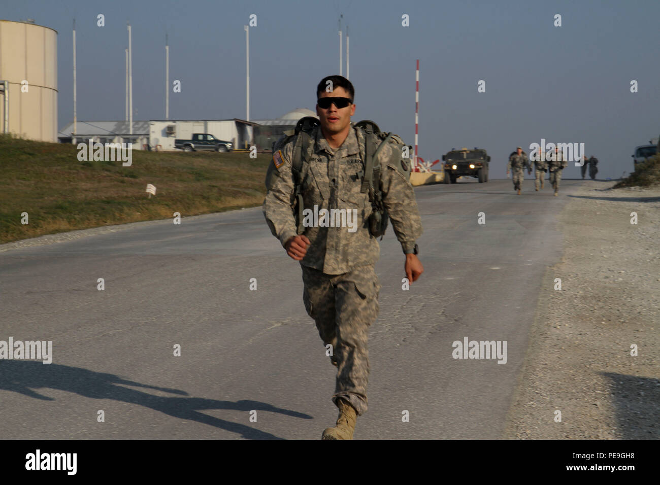 U.S. Army Spc. Chad Mairena, a North Carolina National Guard Soldier ...