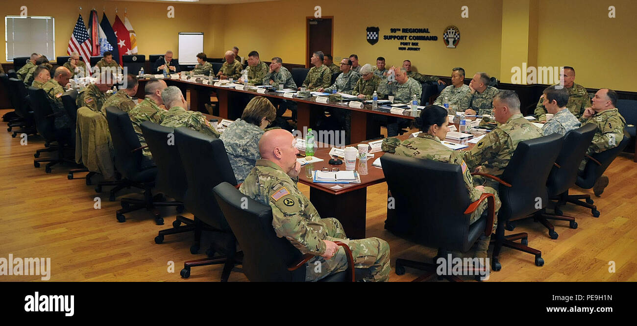 One-Star and Two-Star Commanders meet with Lt. Gen. Jeffrey Talley ...