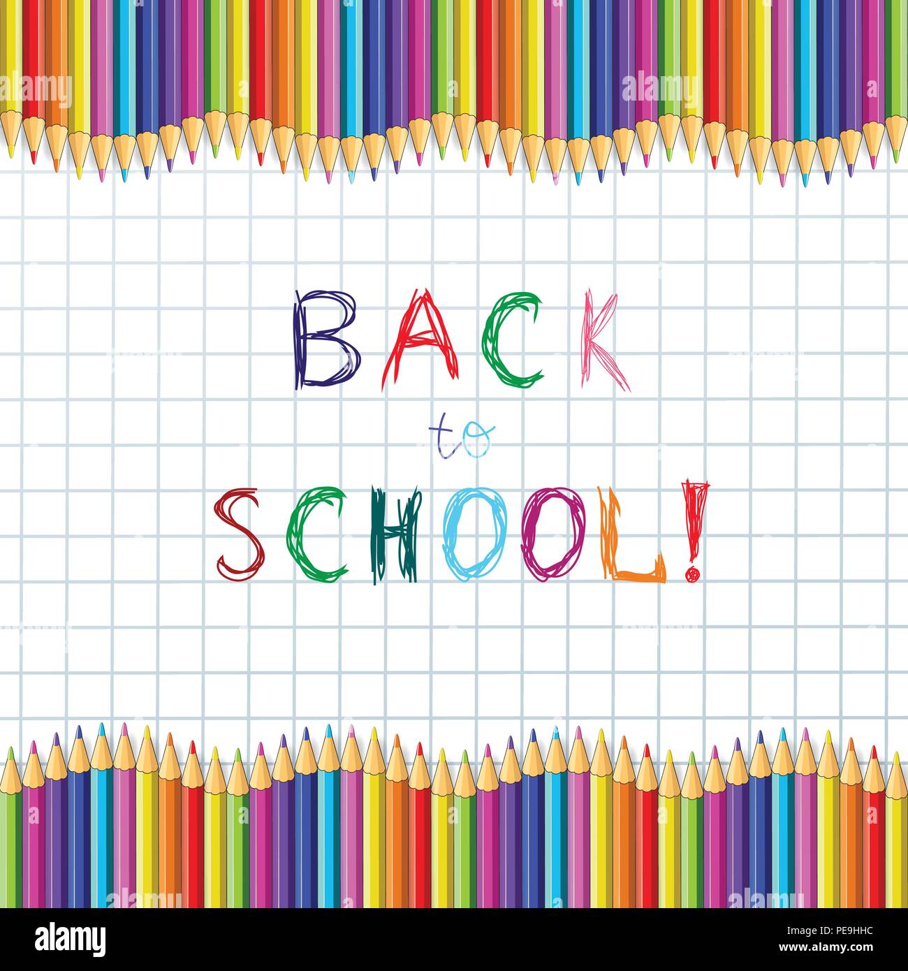 Back To School Page Border