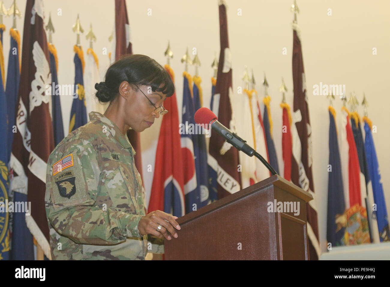 Command Sgt. Maj. Tabitha Gavia, the incoming senior enlisted advisor ...