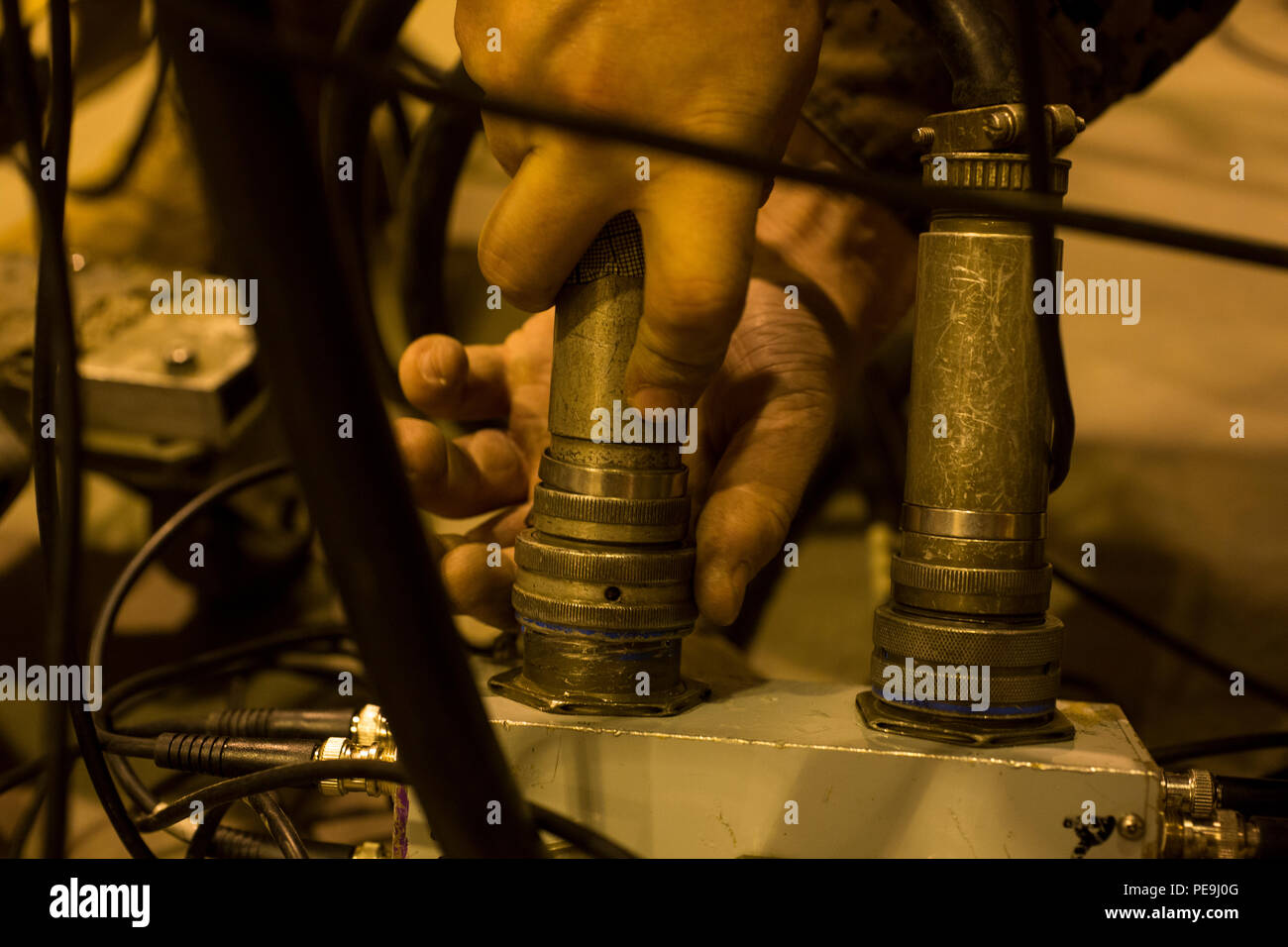 U.S. Marine Corps Pfc. Derick D. Shkoorinderges, an aviation ordnance ...