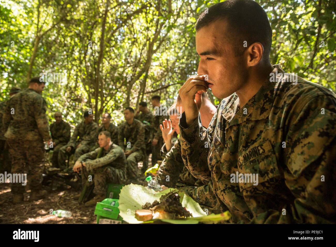 TANDUO, Malaysia (Nov. 11, 2015) U.S. Marine Lance Cpl. Gary Gomez ...