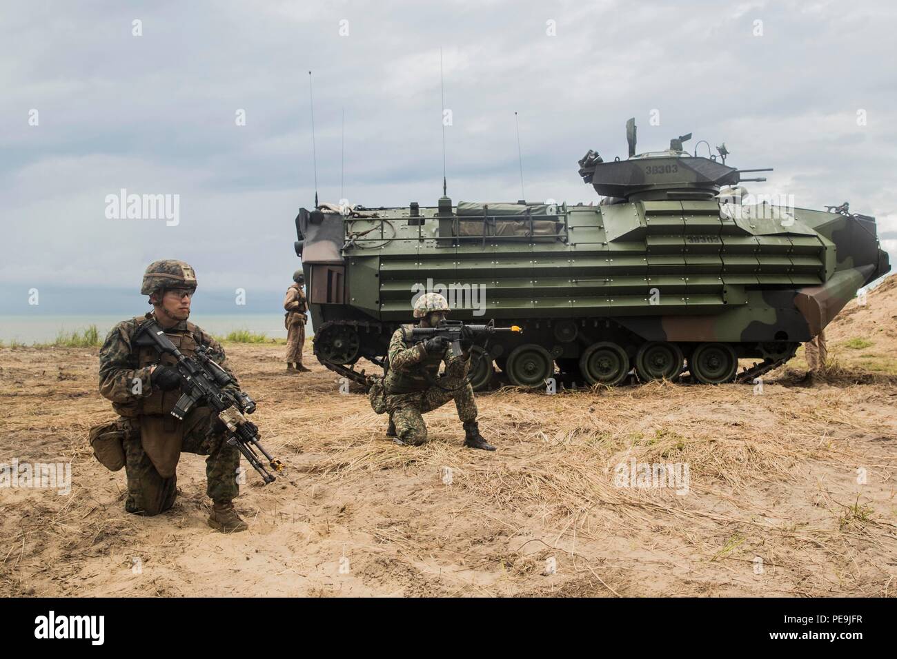 TANDUO BEACH, Malaysia (Nov. 13, 2015) U.S. Marine Lance Cpl. Jamie ...