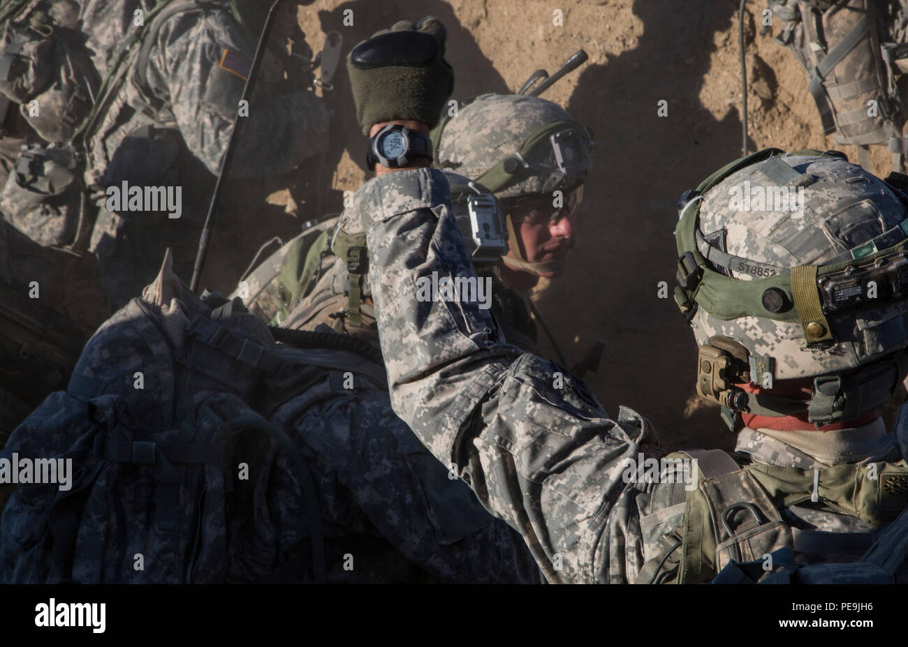 A U.S. Soldier assigned to 1st Battalion, 41st Infantry Regiment, 2nd ...