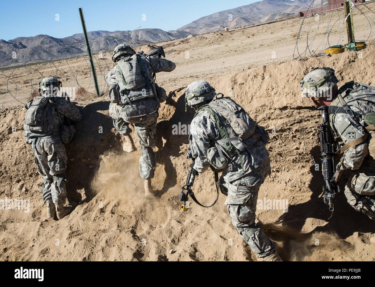 U.S. Soldiers assigned to 1st Battalion, 41st Infantry Regiment, 2nd ...