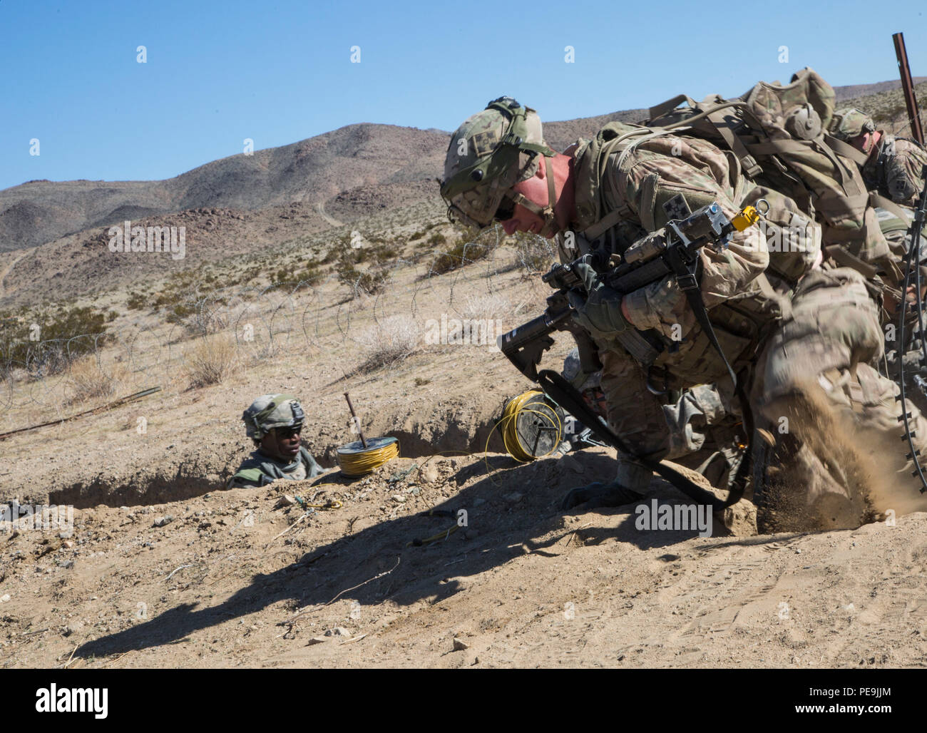 A U.S. Soldier assigned to 1st Battalion, 41st Infantry Regiment, 2nd ...