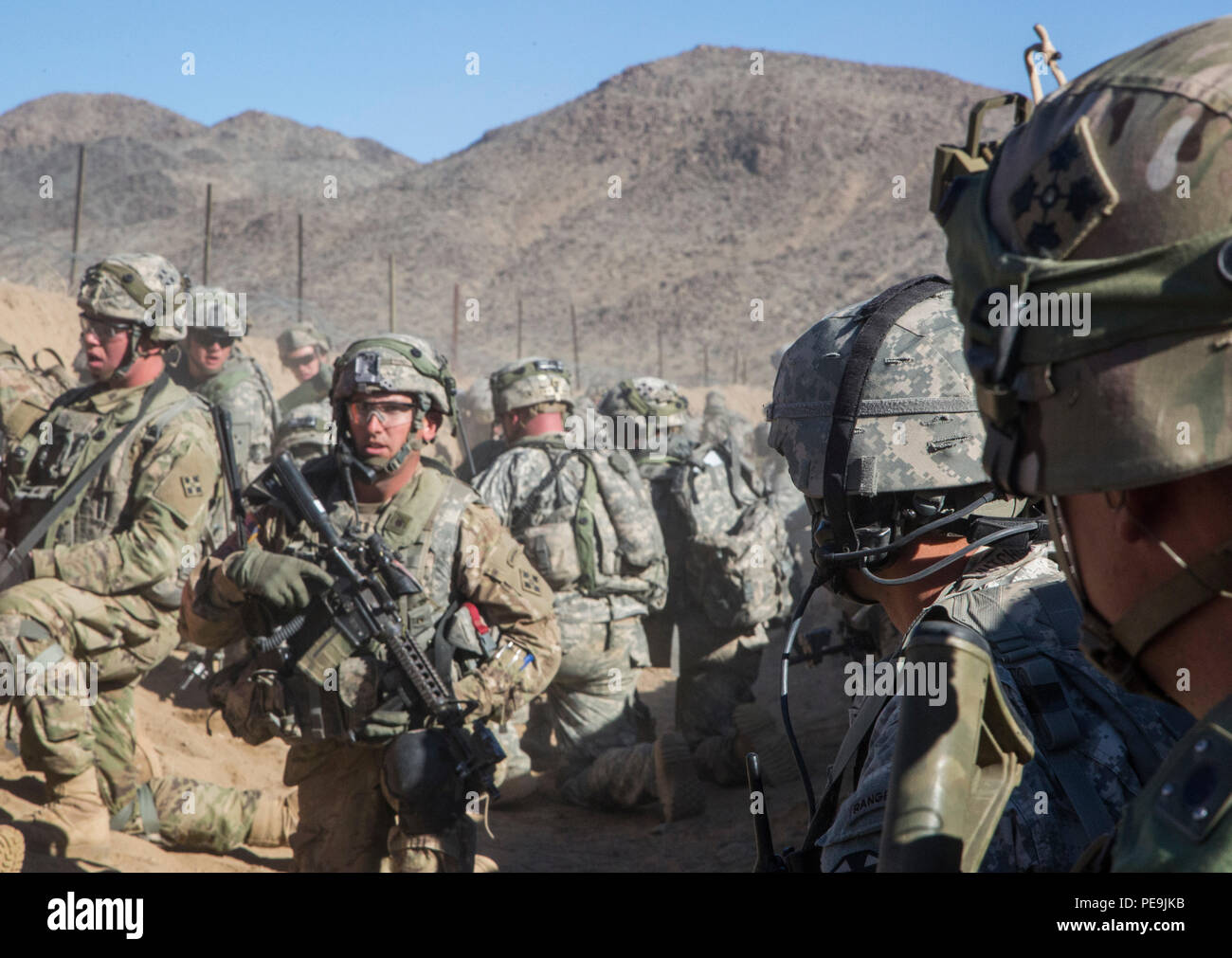 U.S. Soldiers from 1st Battalion, 41st Infantry Regiment, 2nd Infantry ...