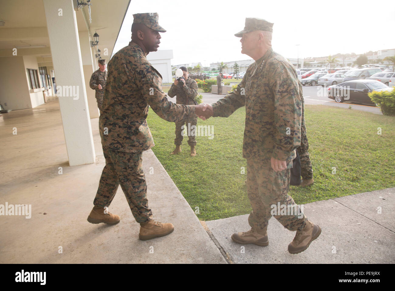 U.S. Marine Corps Sgt. Maj. Devon A. Lee, the III Marine Expeditionary ...