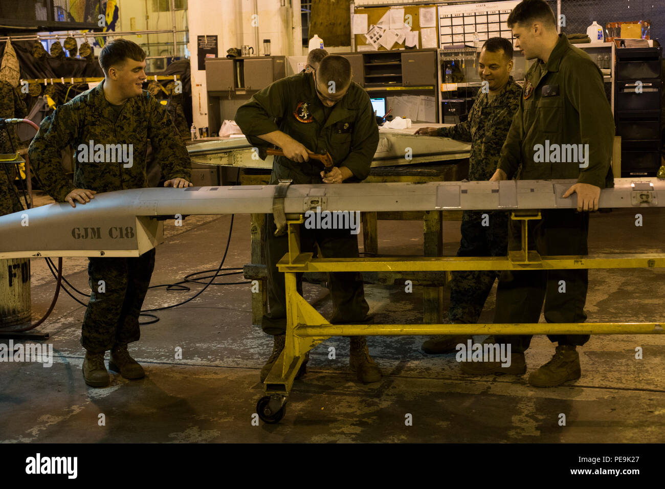 U.S. Marines, intermediate level structural mechanics assigned to ...