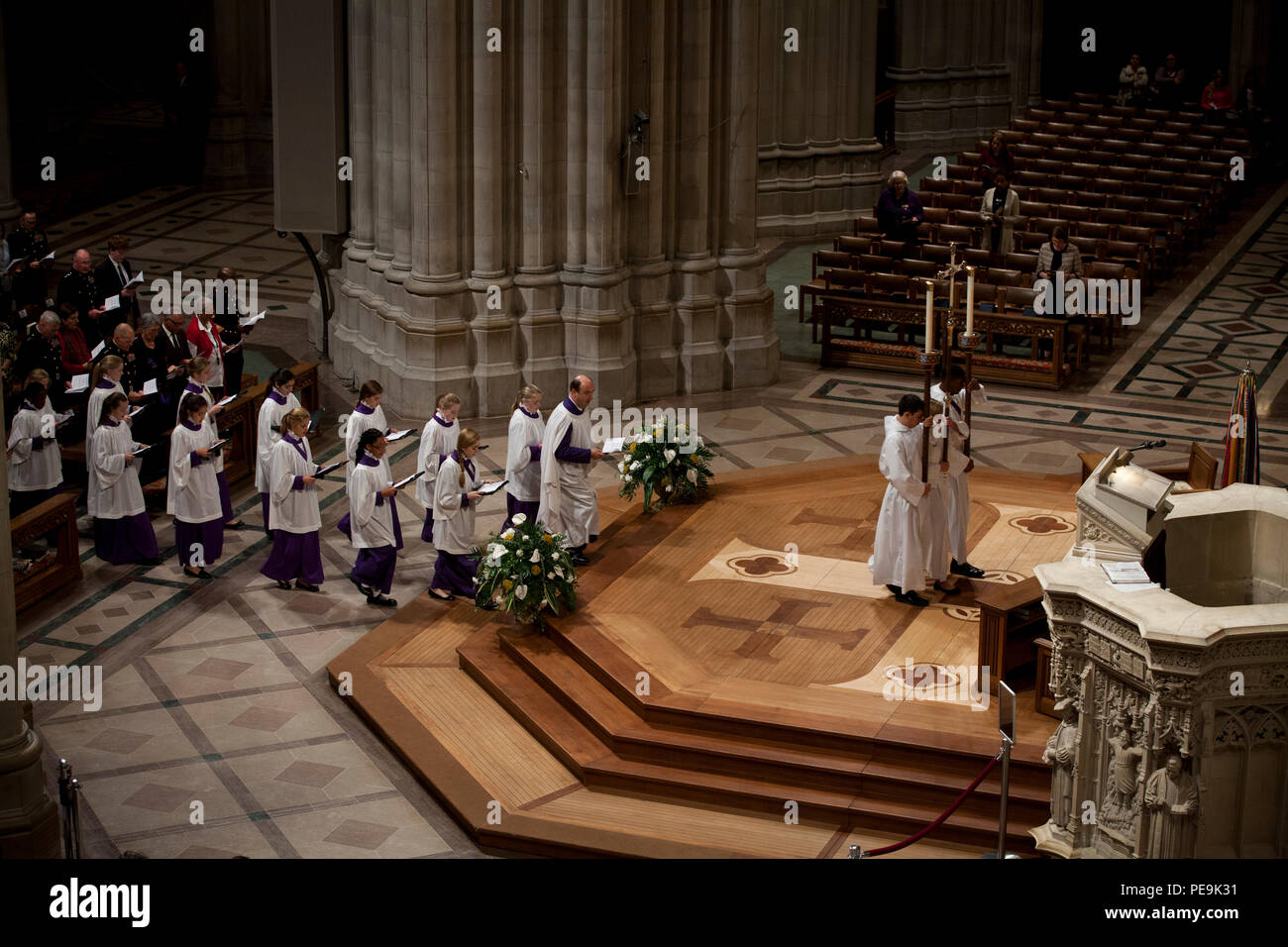 Washington national cathedral altar hi-res stock photography and images ...