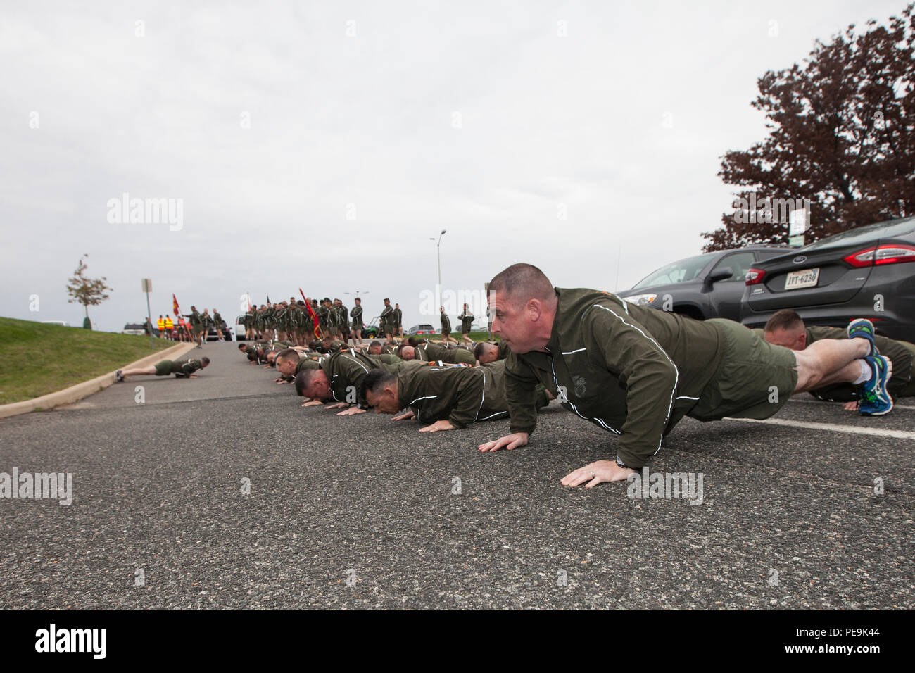 U.S. Marines with Headquarters Marine Corps (HQMC) exercise at the ...