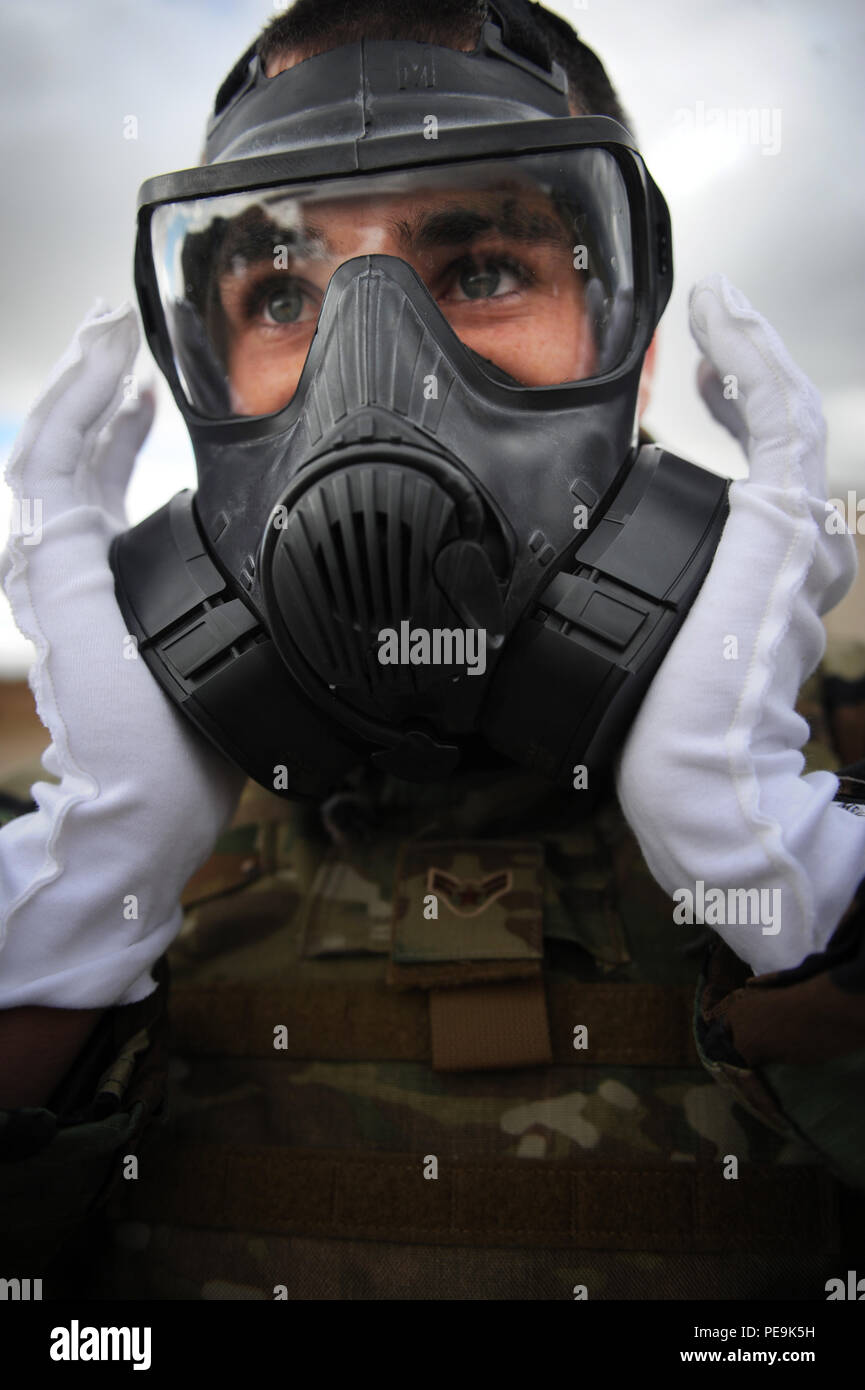 Airman 1st Class Cole Edwards, an Explosive Ordnance Technician with ...