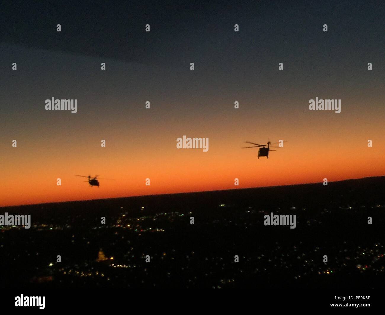 Two UH-60 Black Hawk Helicopters from 8-229th Assault Helicopter ...