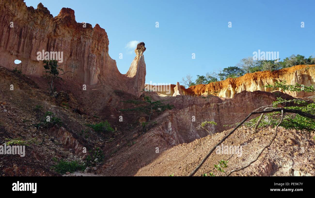 Hells Kitchen Canyon of Marafa in Keyna Stock Photo - Alamy