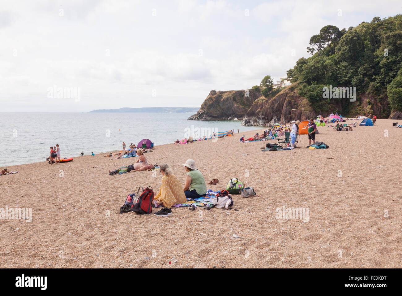 Blackpool sands Beach, Dartmouth Devon, England, United Kingdom Stock ...