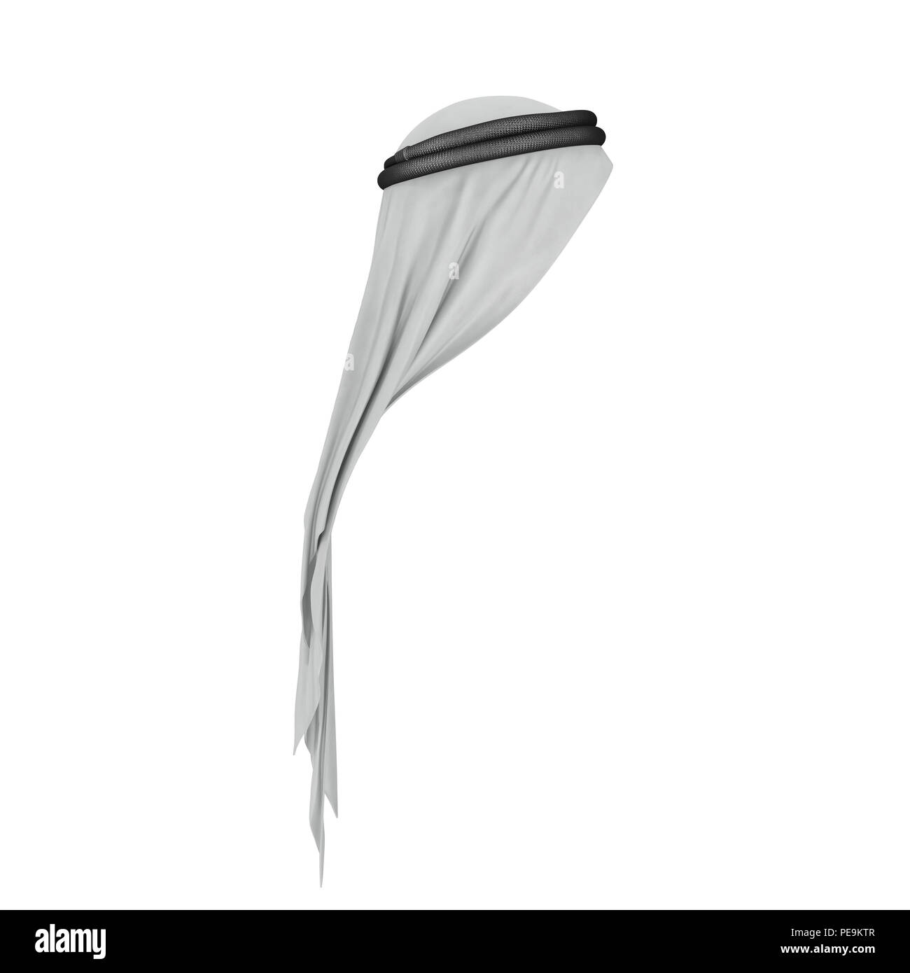 Traditional Arabic Hat on white. 3D illustration Stock Photo - Alamy