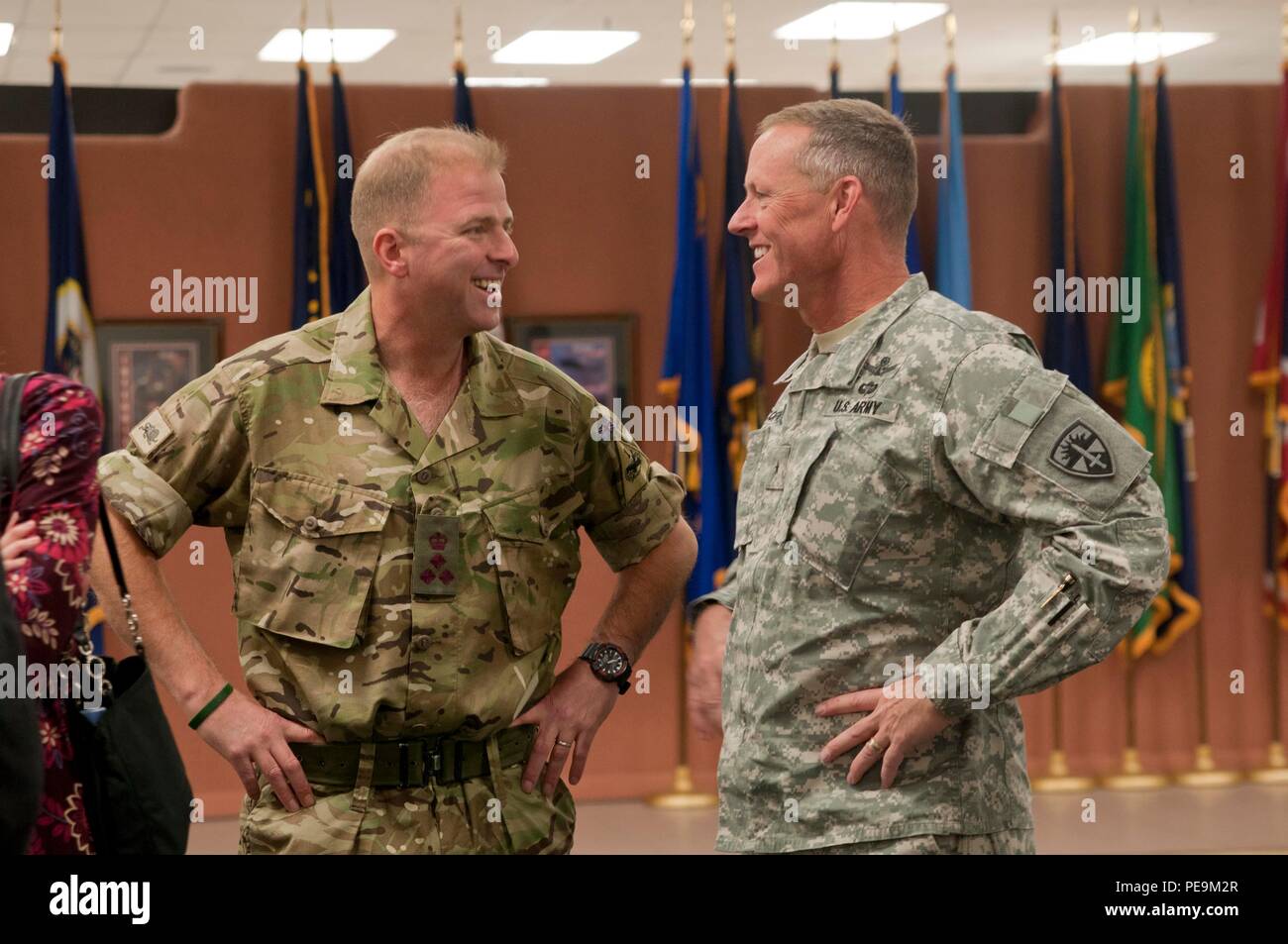 British Brig. Gen. Frazer Lawrence, 1st Armored Division Deputy ...