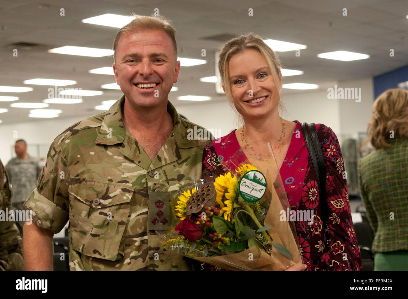 British Brig. Gen. Frazer Lawrence, 1st Armored Division Deputy ...