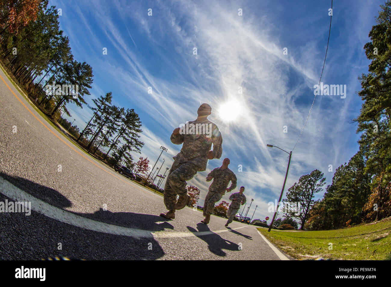 Competitors at the Fort Jackson Best Ranger assessment competition ...