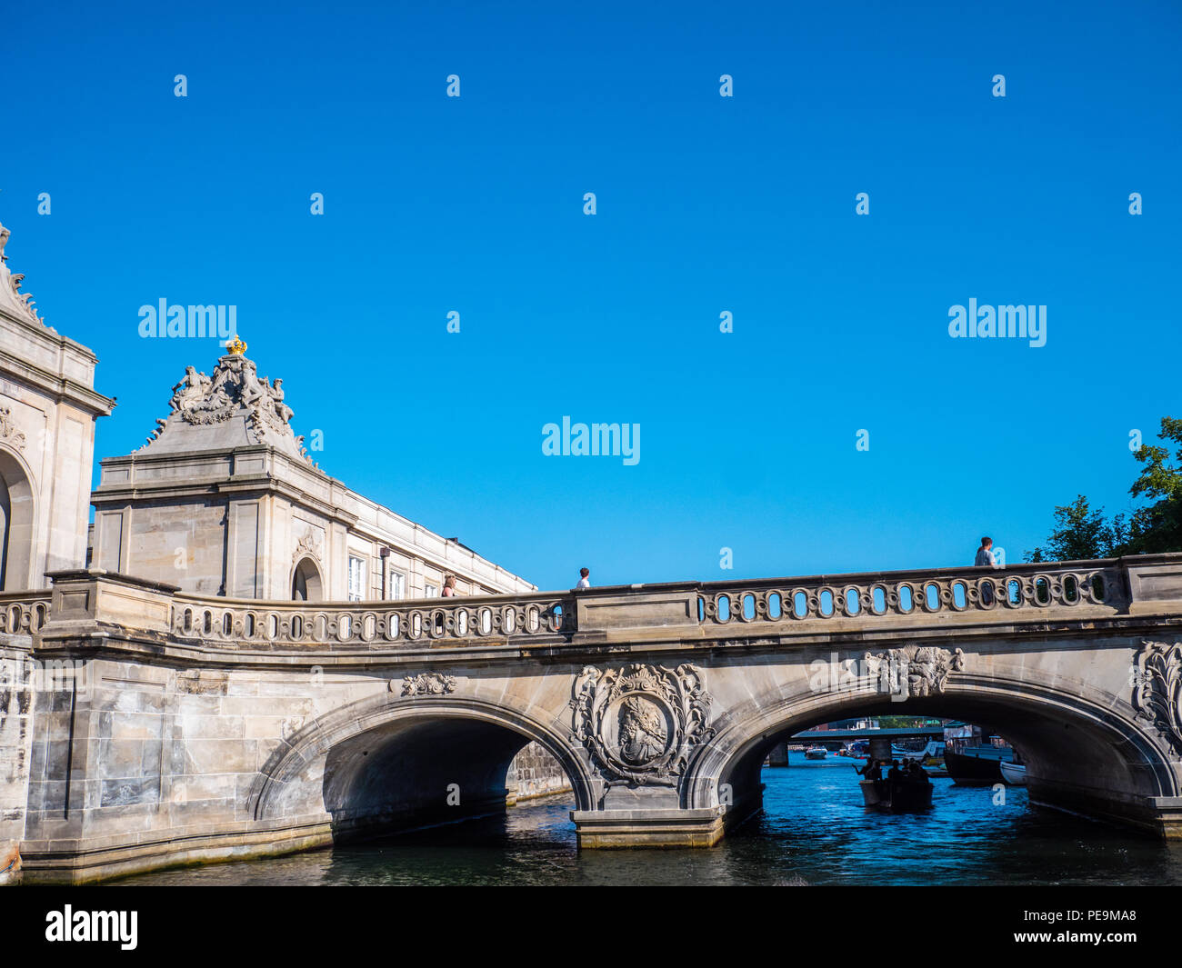 The Marble Bridge and the pavilions, Christiansborg Palace, Copenhagen ...