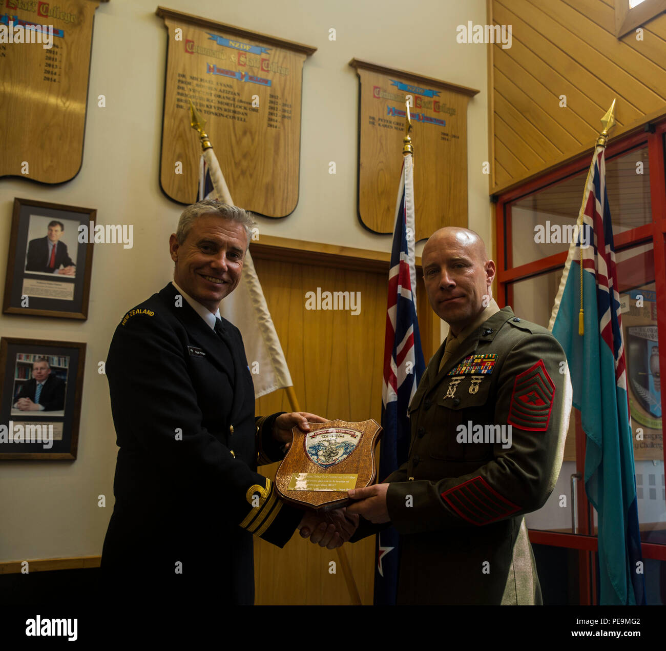 New zealand defence force command and staff college hi-res stock ...