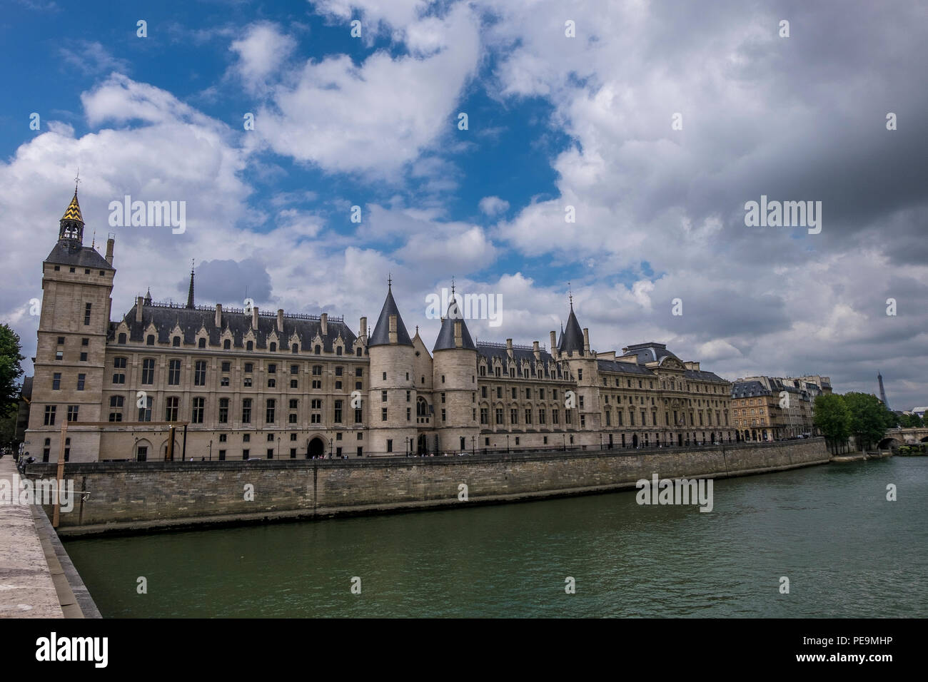 buildings on the river seine, paris, france Stock Photo - Alamy
