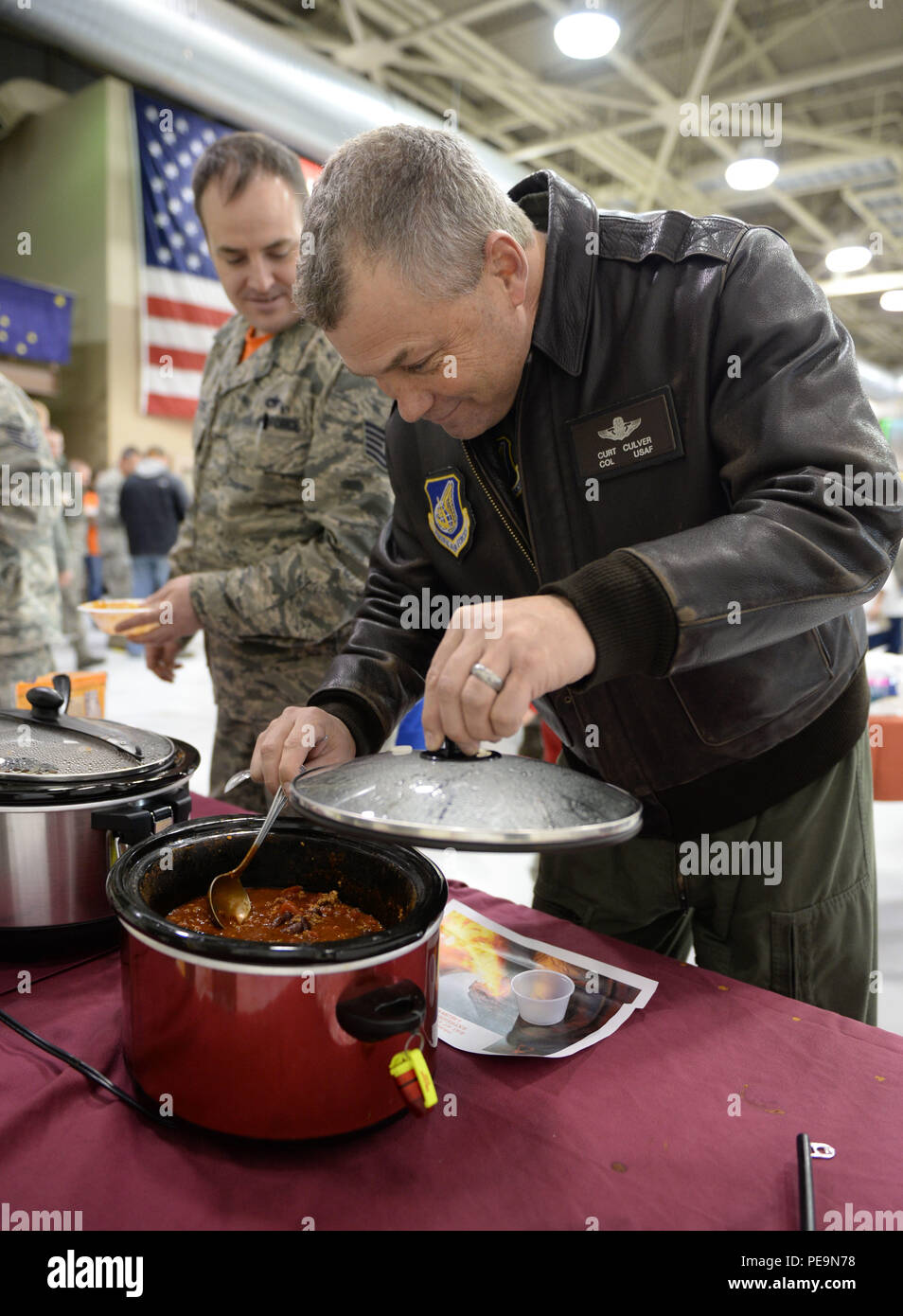U.S. Air Force Col. William Culver, the 354th Fighter Wing vice ...